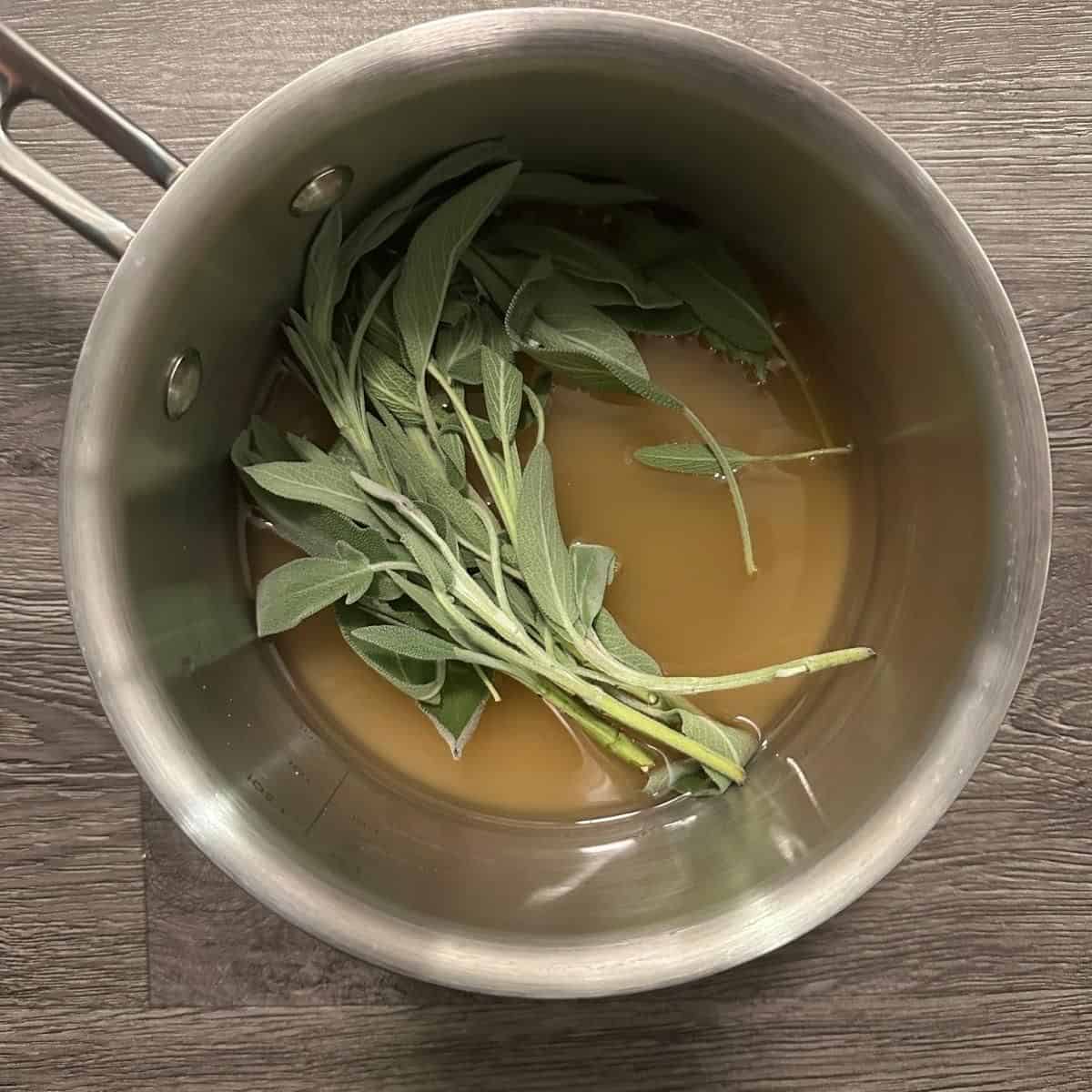 Sage Simple Syrup Recipe - James Street Home
